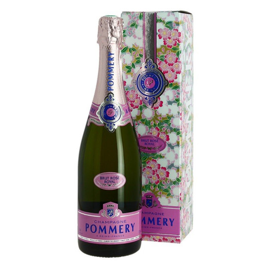 Champagne POMMERY BRUT Rosé ROYAL, Pink Champagne.