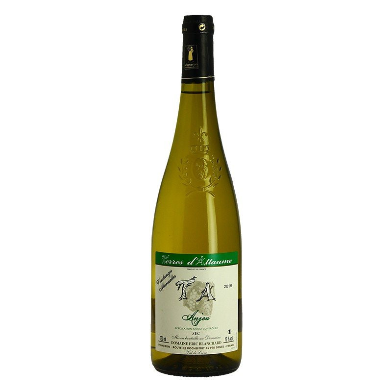 buy white chenin wine from loire valley Anjou white terres d'allaume