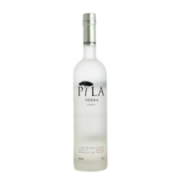 Buy VAT FREE Pyla Vodka distilled five times from gluten-free wheat
